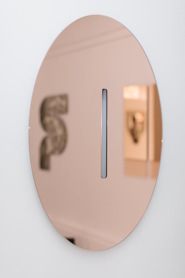 Oval Clear or Colored Mirror, Orion Mirror by Ben and Aja Blanc For ...