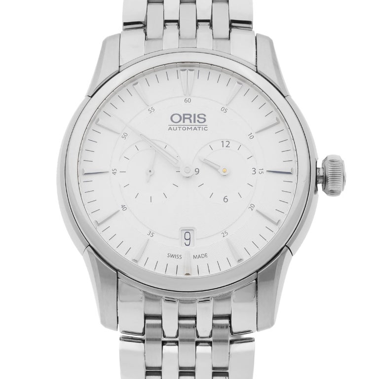 Oris Artelier Regulateur Steel Silver Dial Men Watch 01 749 7667 4051 ...