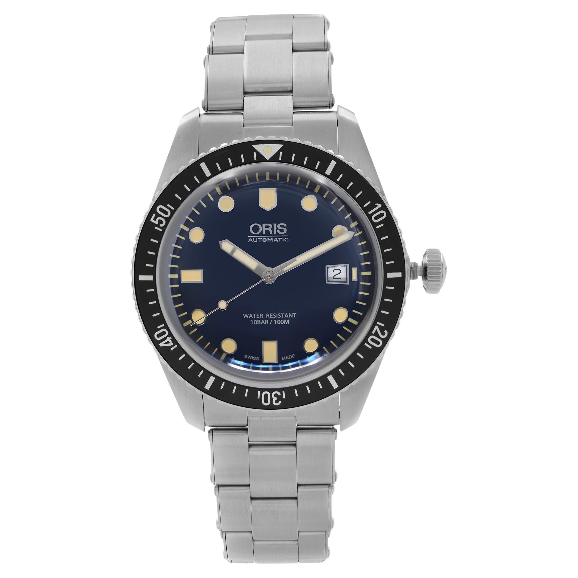 Oris Pro-Diver 1000m Titanium Black Dial Automatic Watch 01 674 7630 ...