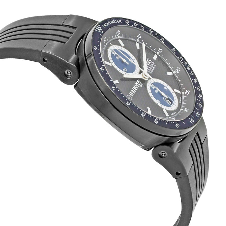 Oris Williams F1 Team Black PVD Steel Automatic Black Dial Watch 673 ...