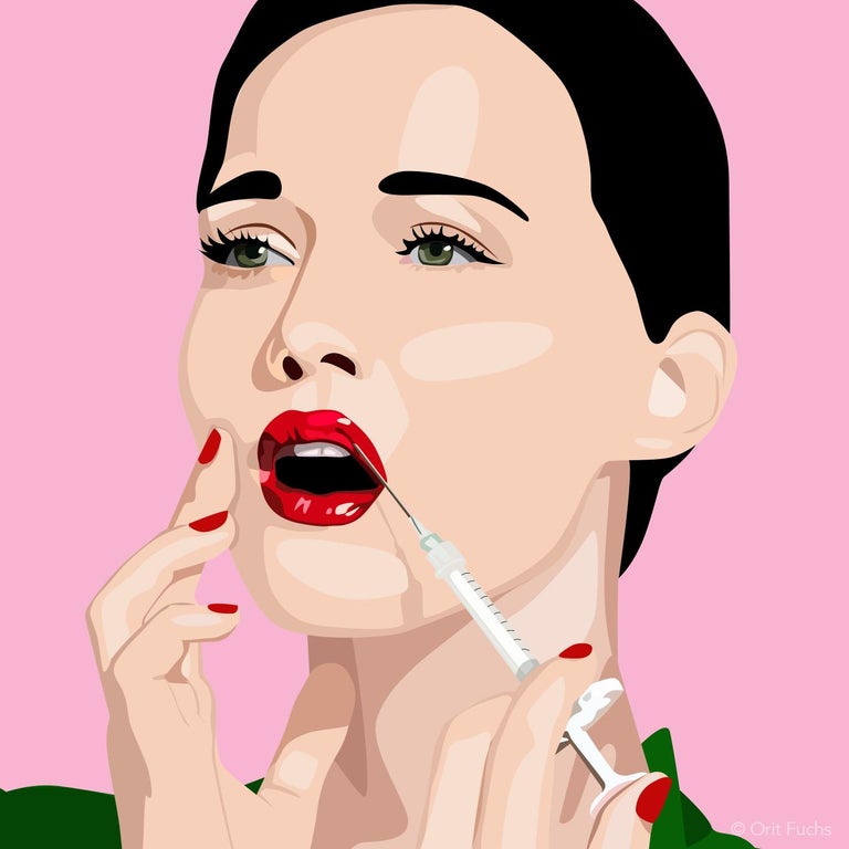 Orit Fuchs - Orit Fuchs: Vivid 55 - Giclee print on canvas female ...