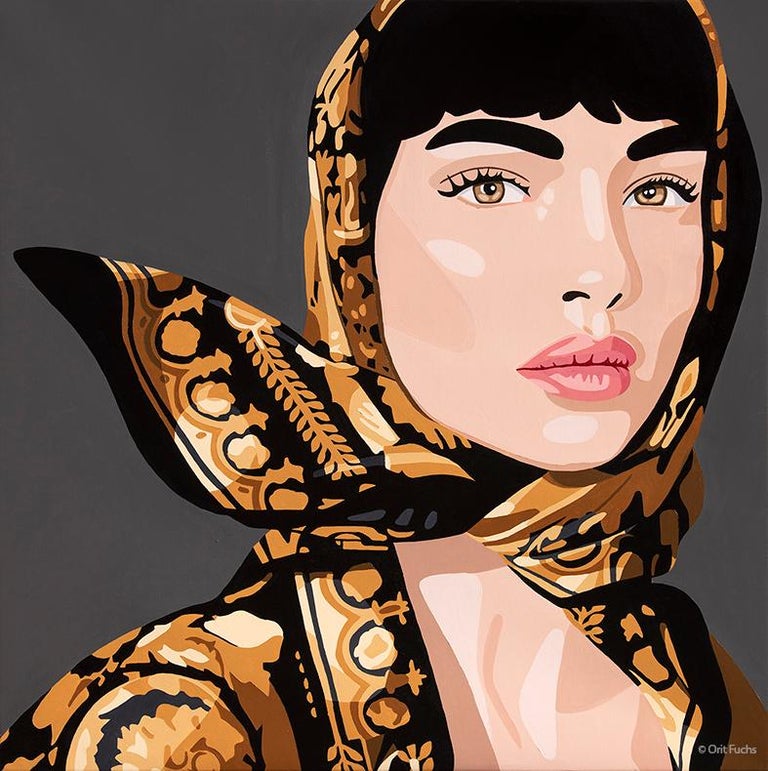 Orit Fuchs - Orit Fuchs: Vivid 100-Giclee print on canvas female figure ...