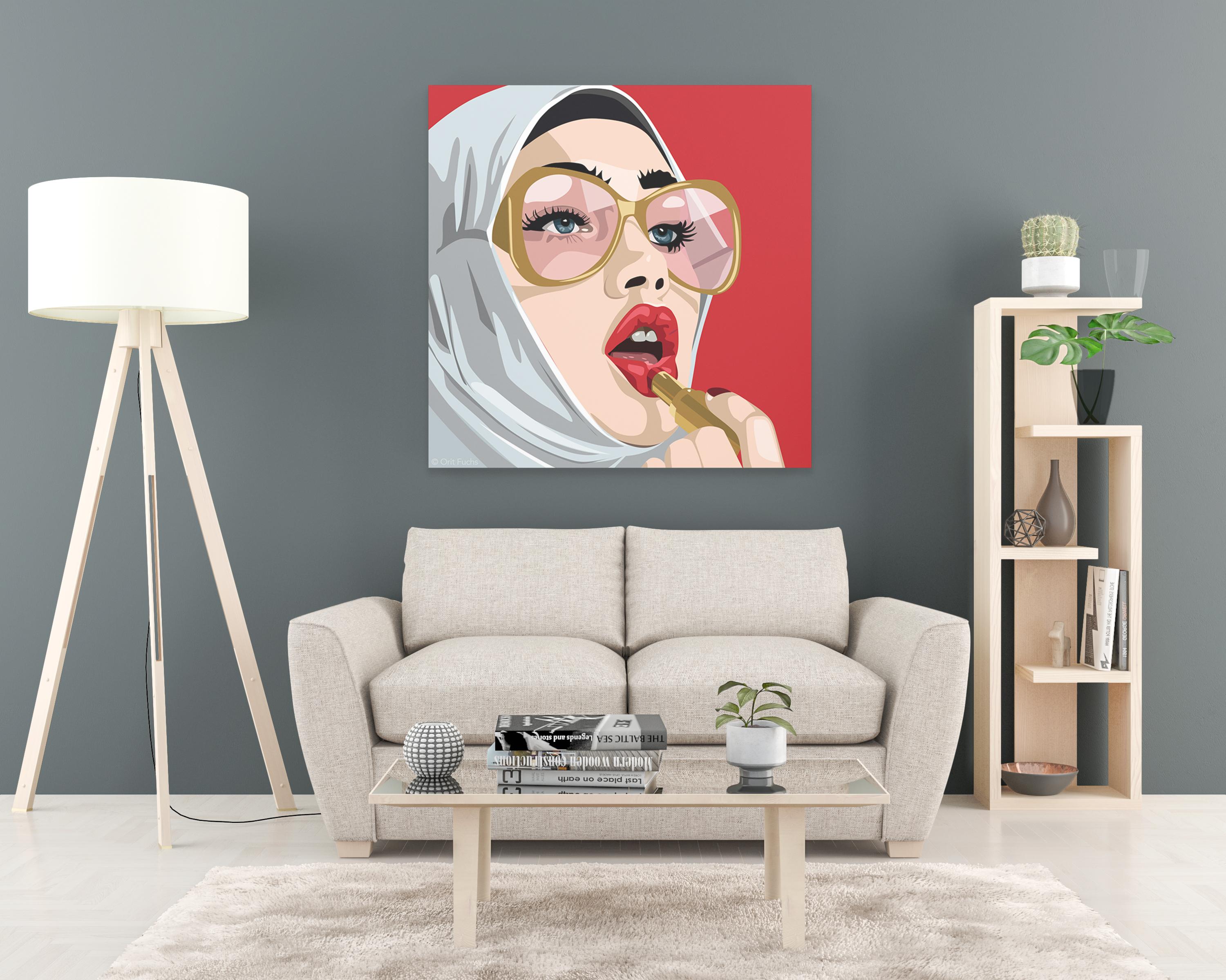 Orit Fuchs - Orit Fuchs: Vivid 21 - Oil and Acrylic on wood, Glazed ...