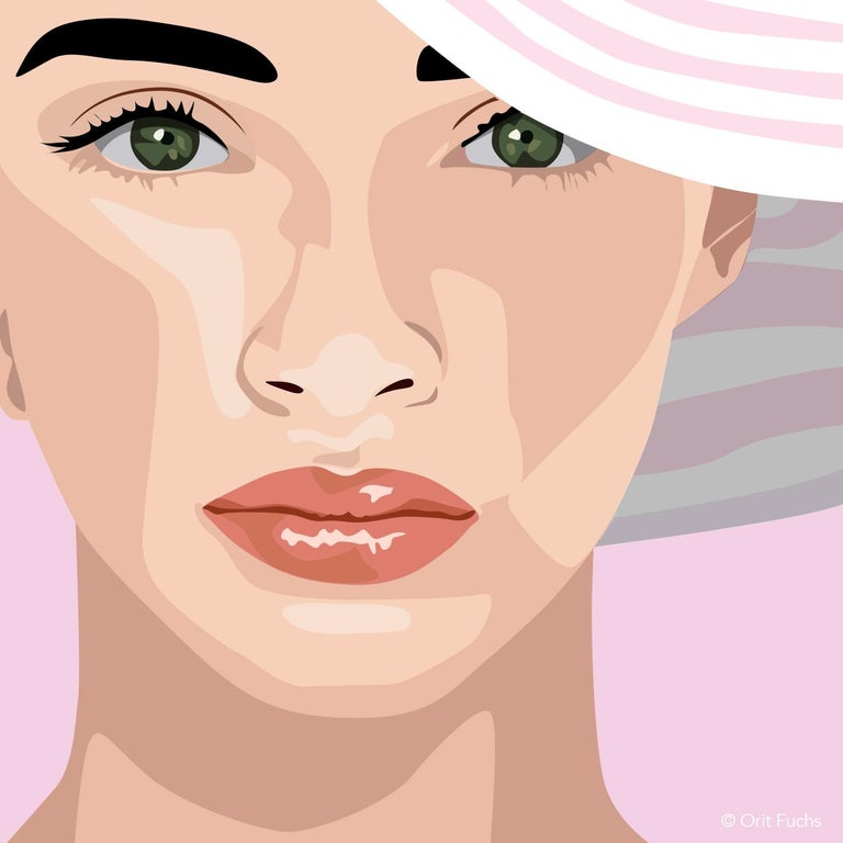 Orit Fuchs - Orit Fuchs: Vivid 47 - Giclee print on canvas female ...