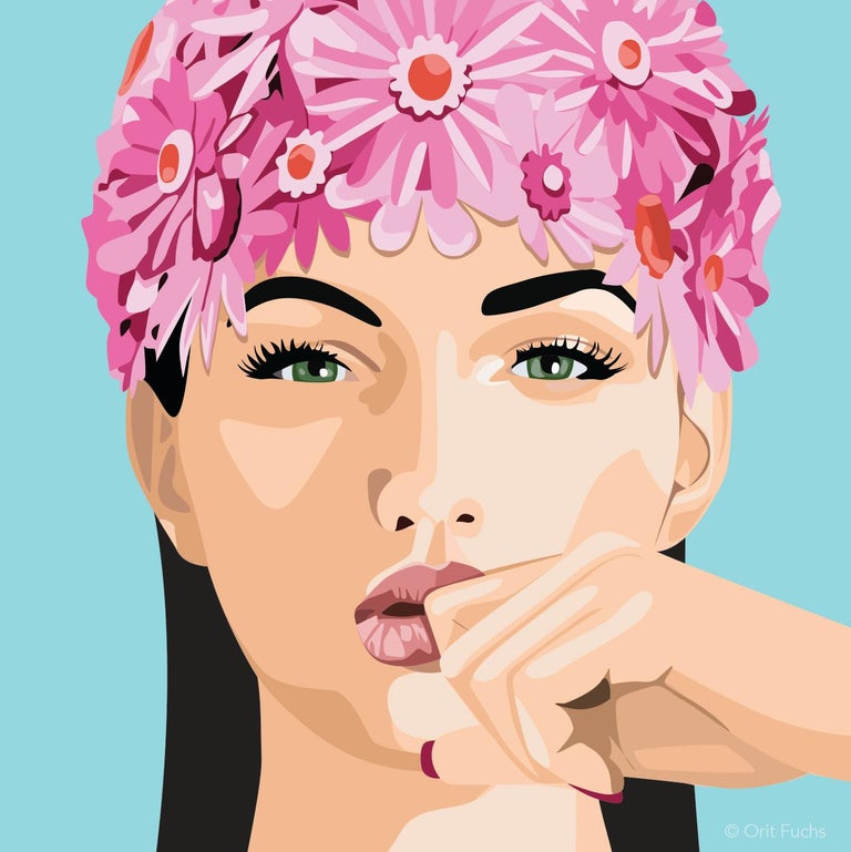 Orit Fuchs - Orit Fuchs: Vivid 52 - Giclee print on canvas female ...