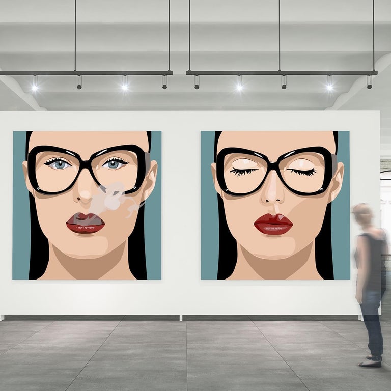 Orit Fuchs - Orit Fuchs: Vivid 58 - Giclee print on canvas female ...