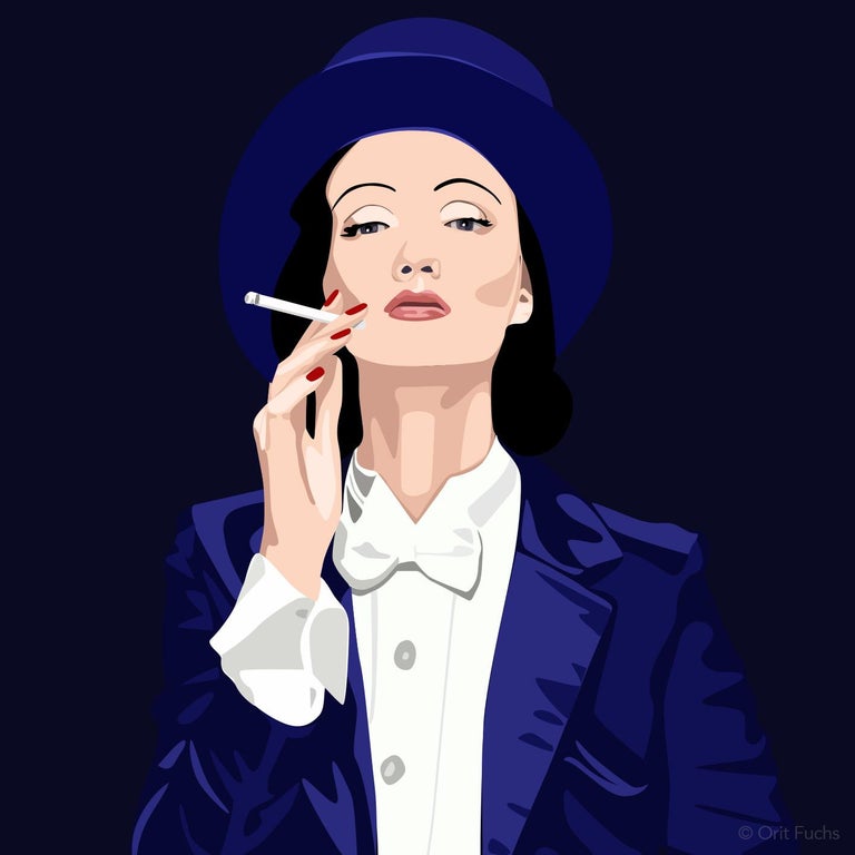 Orit Fuchs - Orit Fuchs: Vivid 60 - Giclee print on canvas female ...