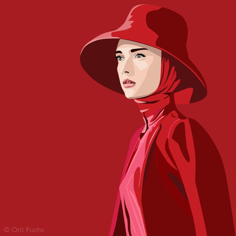 Orit Fuchs - Orit Fuchs: Vivid 64 - Giclee print on canvas female ...