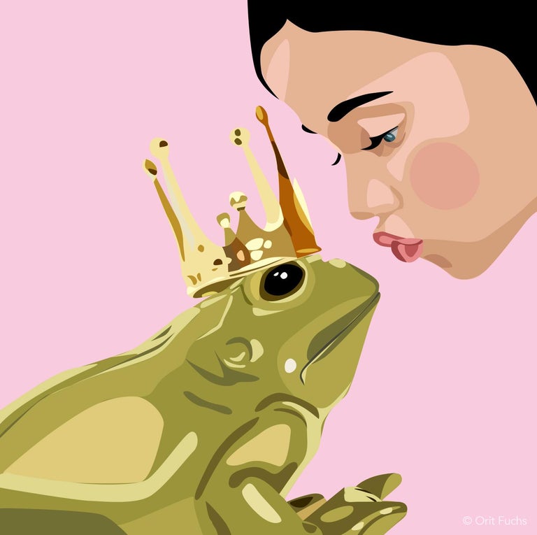 Orit Fuchs - Orit Fuchs: Vivid 97 - Giclee print on canvas female ...