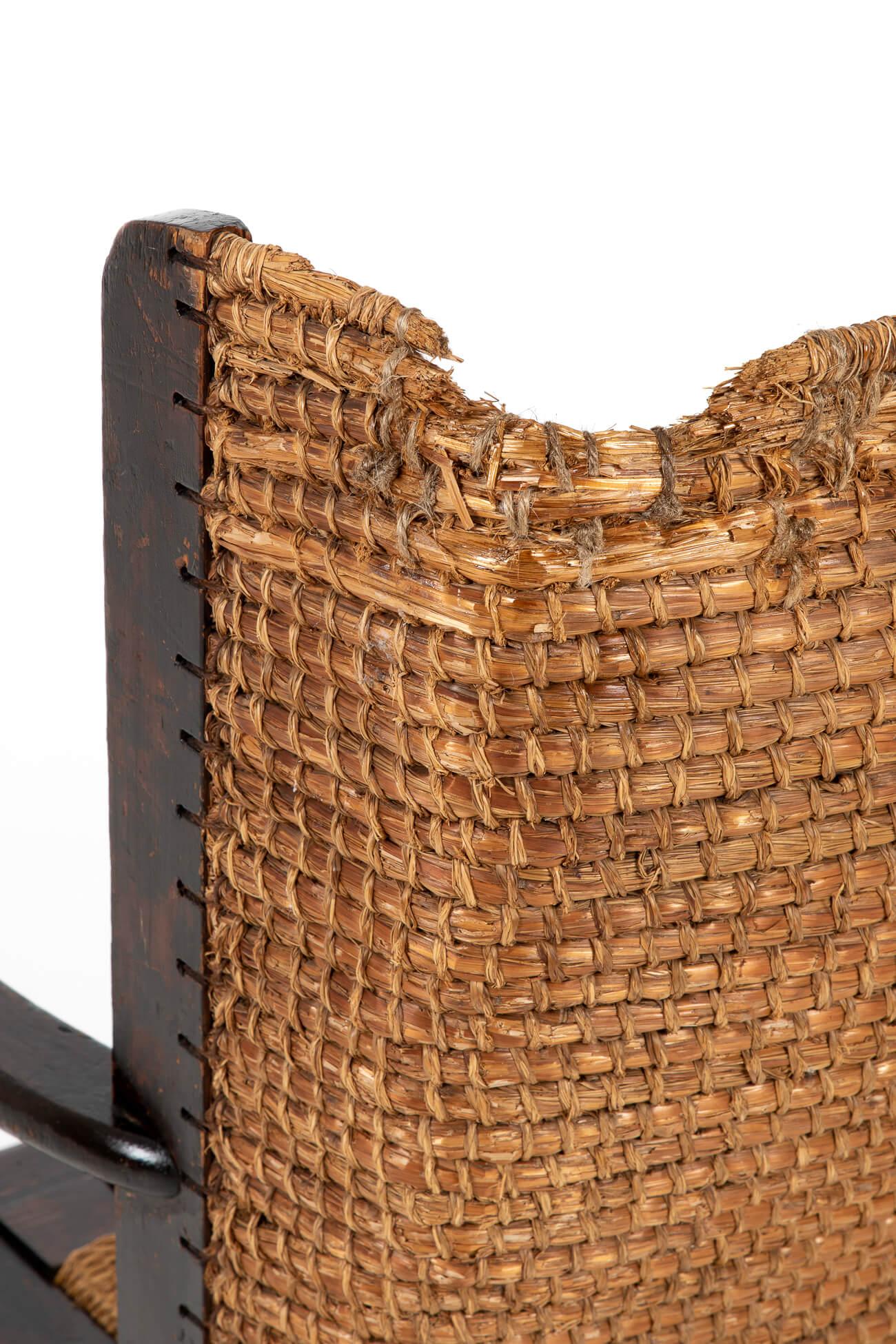 Orkney Chair in Stained Scottish Pine, circa 1900 For Sale at 1stDibs