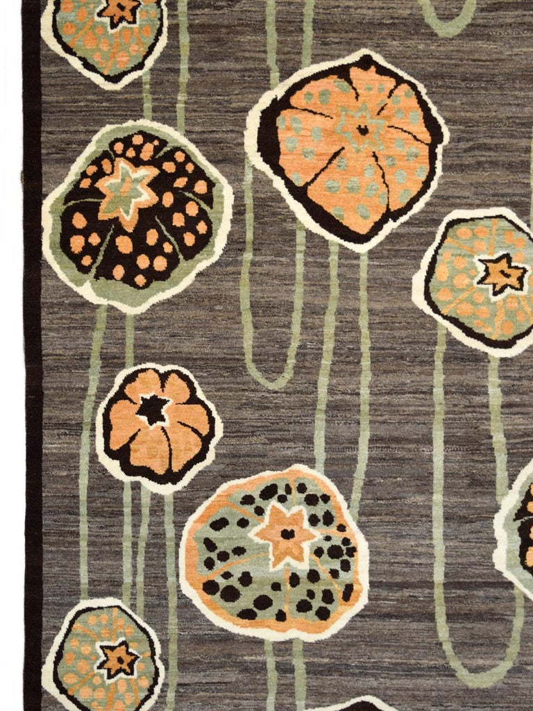 Orley Shabahang "Jellyfish" Art Nouveau Persian Rug For Sale at 1stDibs