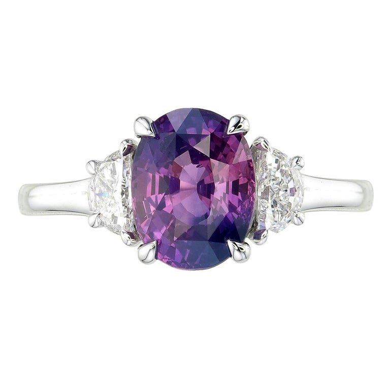 Orloff of Denmark - 'Purple Nebula' - Platinum Fuchsia Ruby Diamond ...
