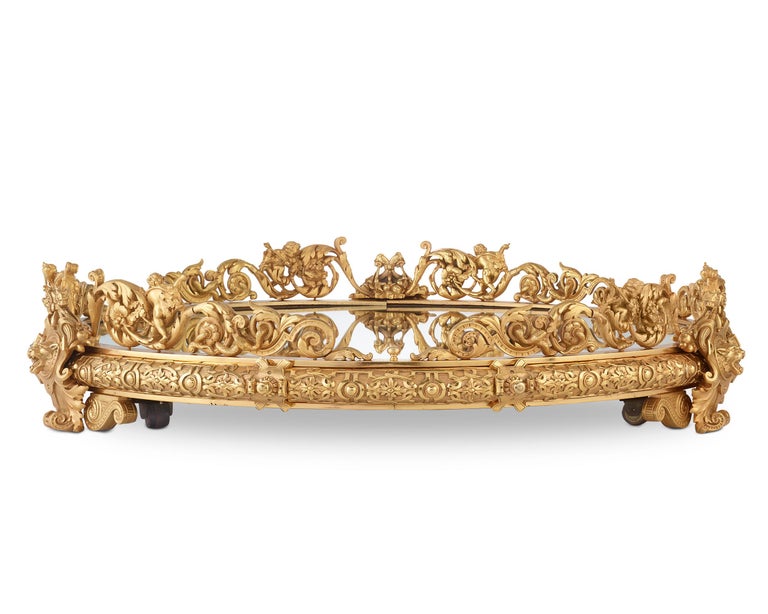 Ormolu Bronze Mirrored Plateau at 1stDibs