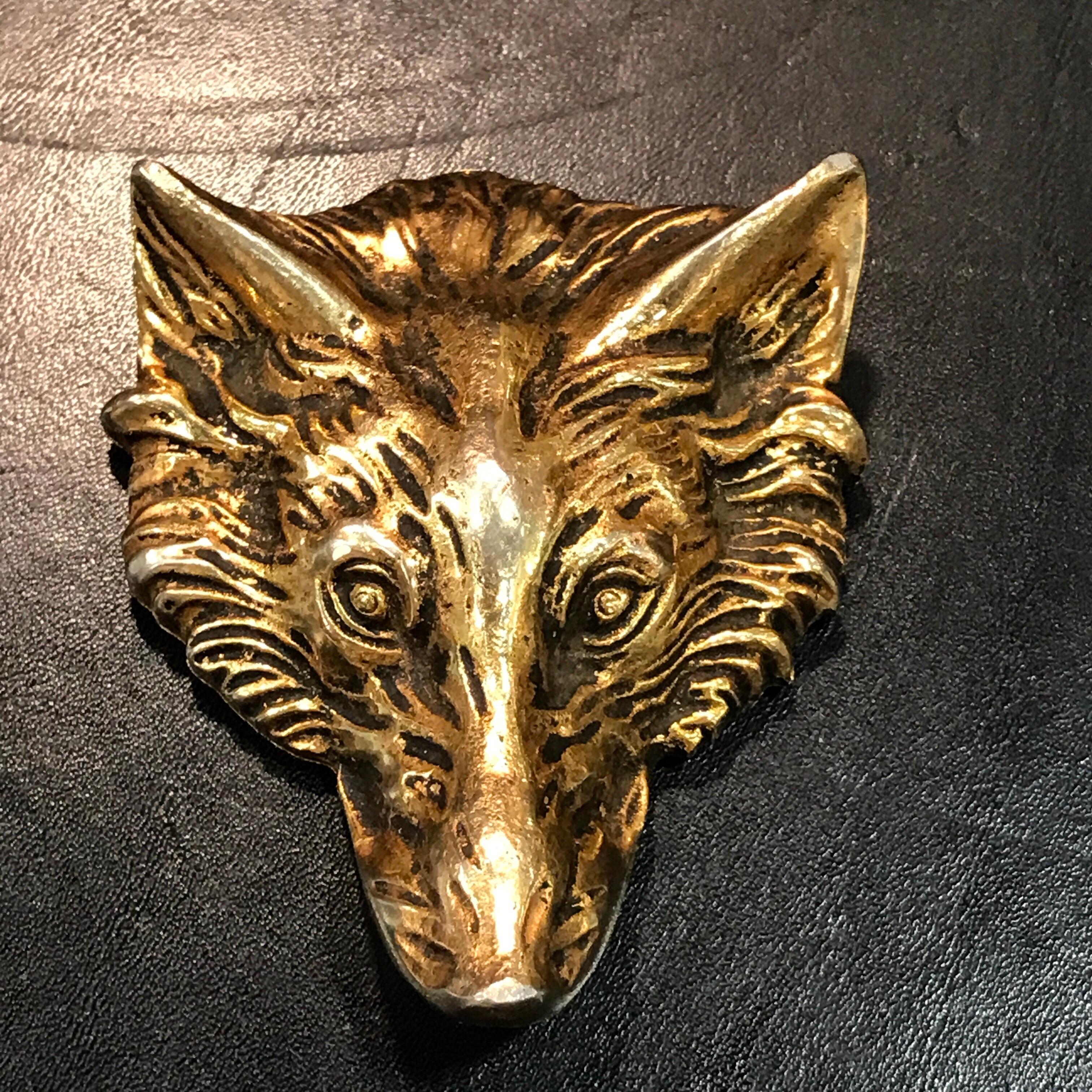 Ormolu Gucci Fox Head Bottle Opener at 1stDibs | fox bottle opener ...