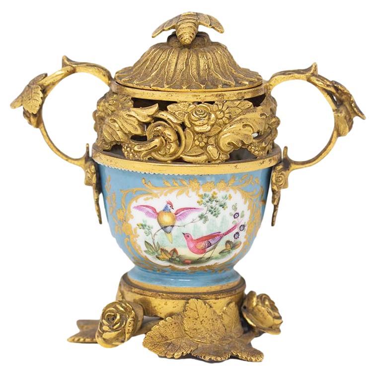 19th Century Porcelain Royal Crown Derby Gilded Age Pot Pourri at 1stDibs