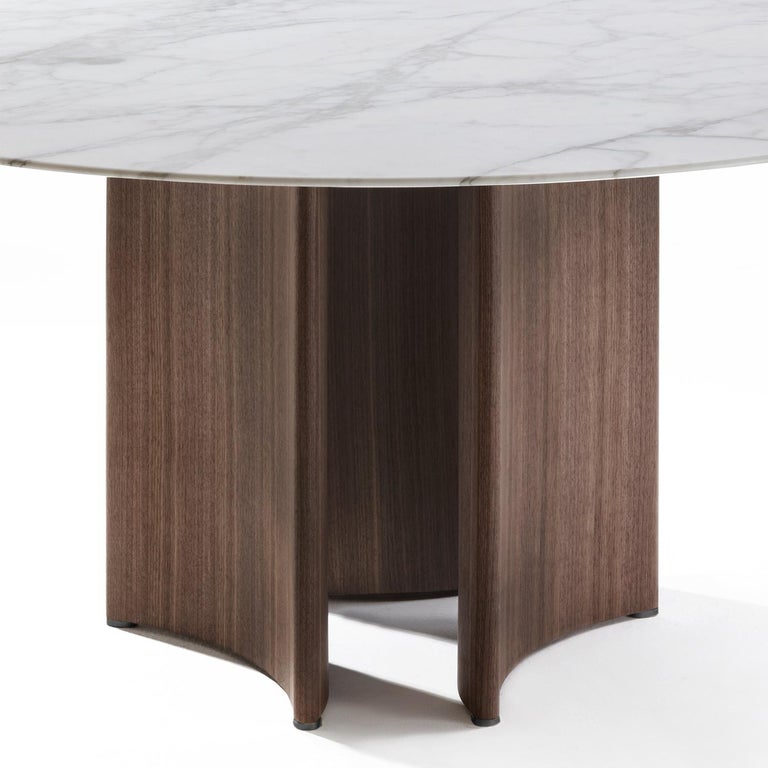 Ornament White Marble Dining Table For Sale at 1stDibs