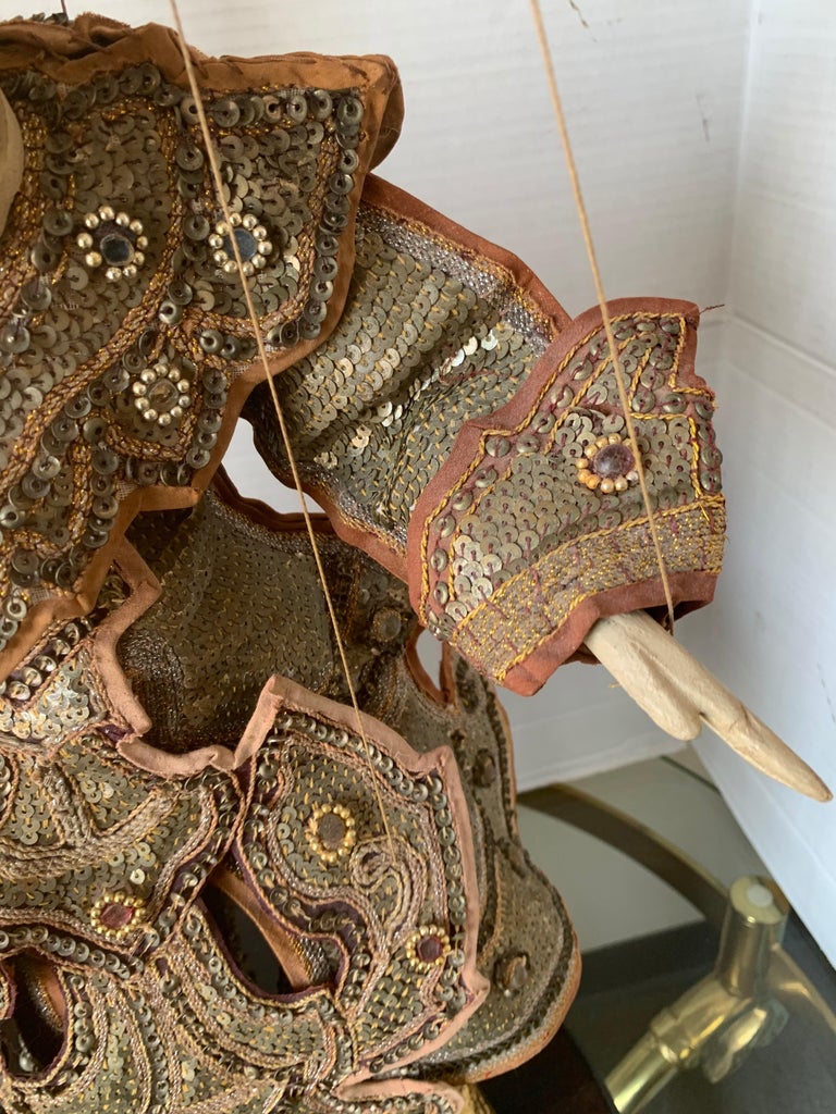 Ornate Asian Marionette Mobile Puppet Sculpture at 1stDibs