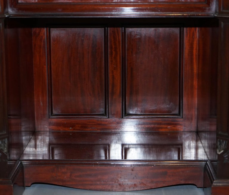 Ornate Grand Victorian Hardwood Dressing Table Loads of Drawers Storage ...