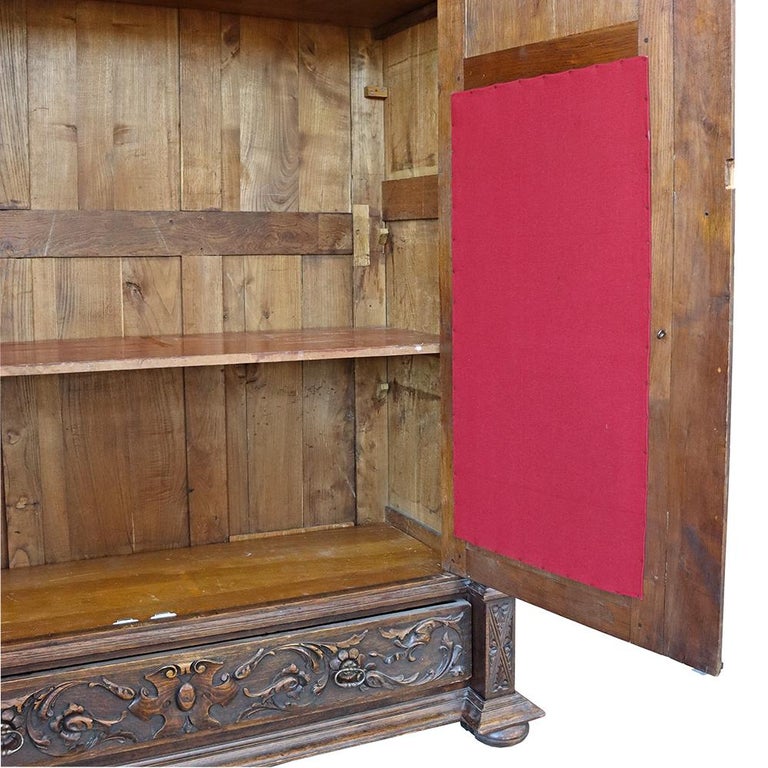 Ornate Low Country Armoire For Sale at 1stDibs