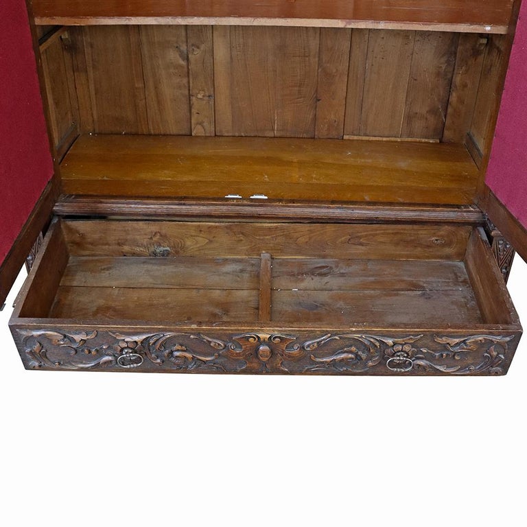 Ornate Low Country Armoire For Sale at 1stDibs