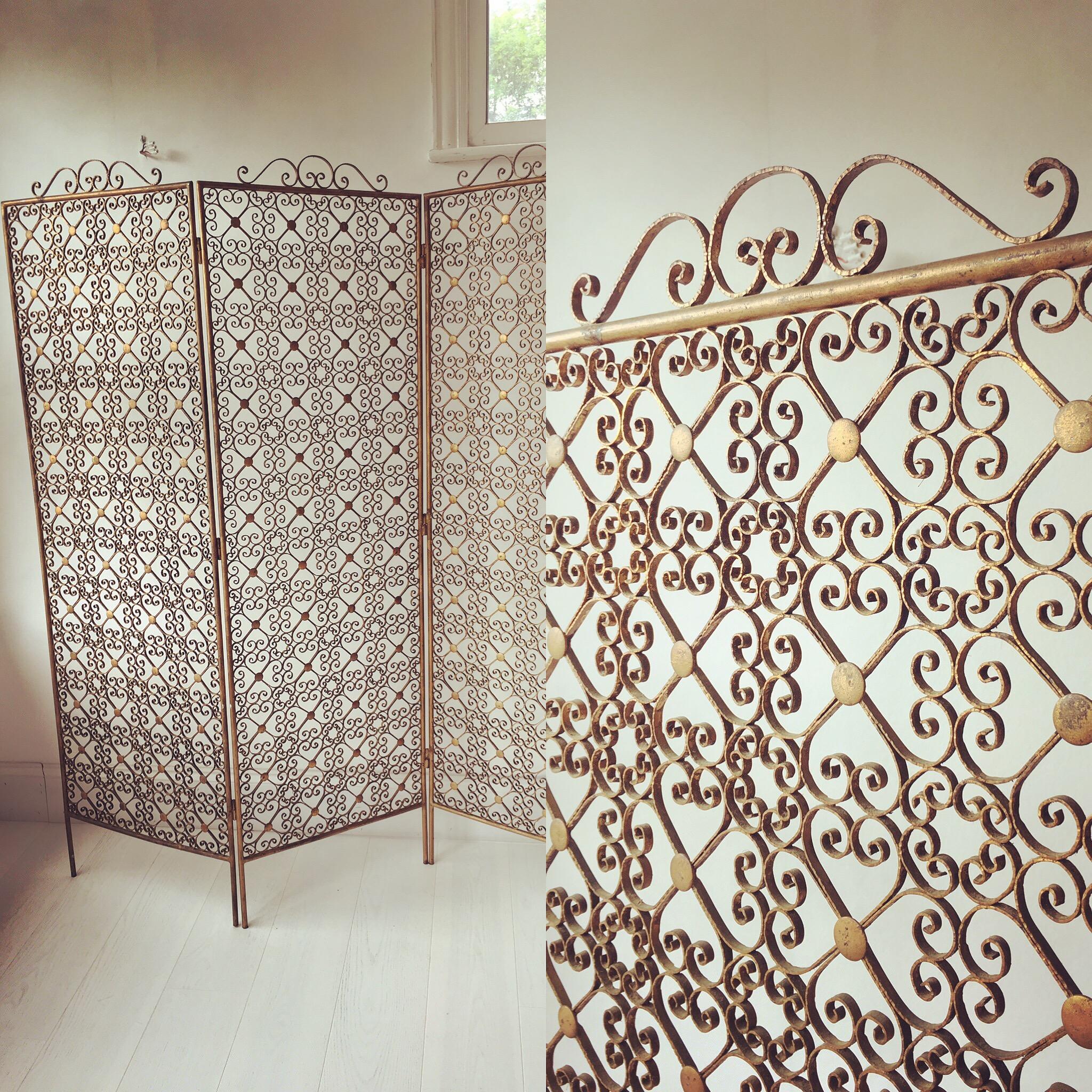 Ornate Vintage Room Divider, Screen at 1stDibs | ornate room divider ...