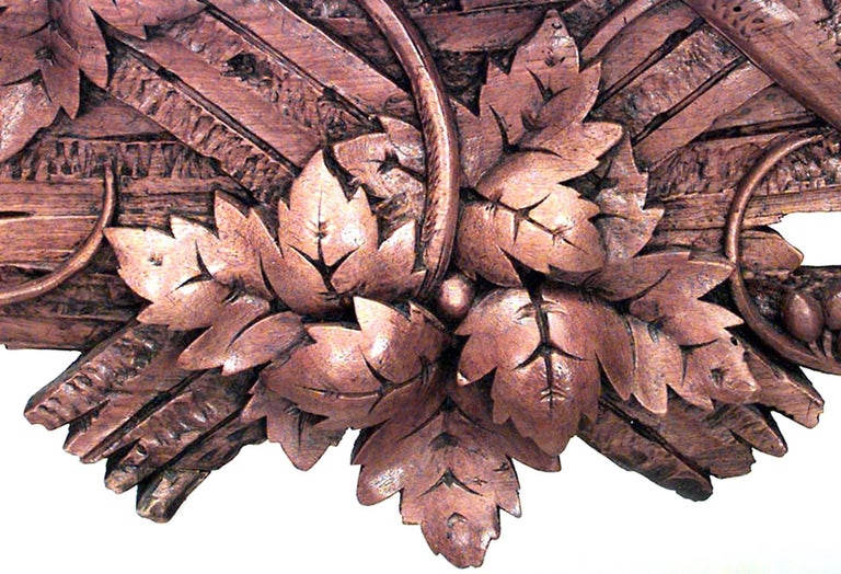 Rustic Black Forest Walnut Center Table For Sale at 1stDibs