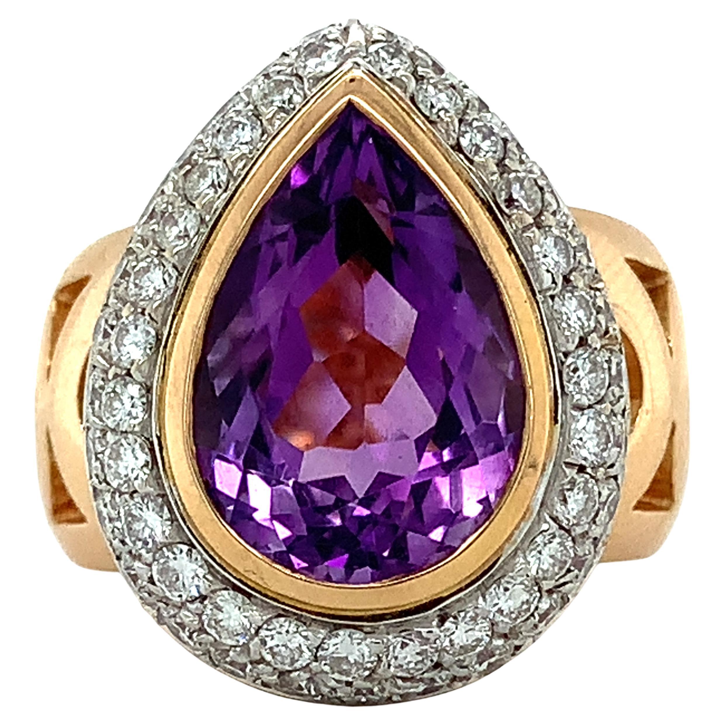 Oro Trend Multi Stone Ring For Sale at 1stDibs