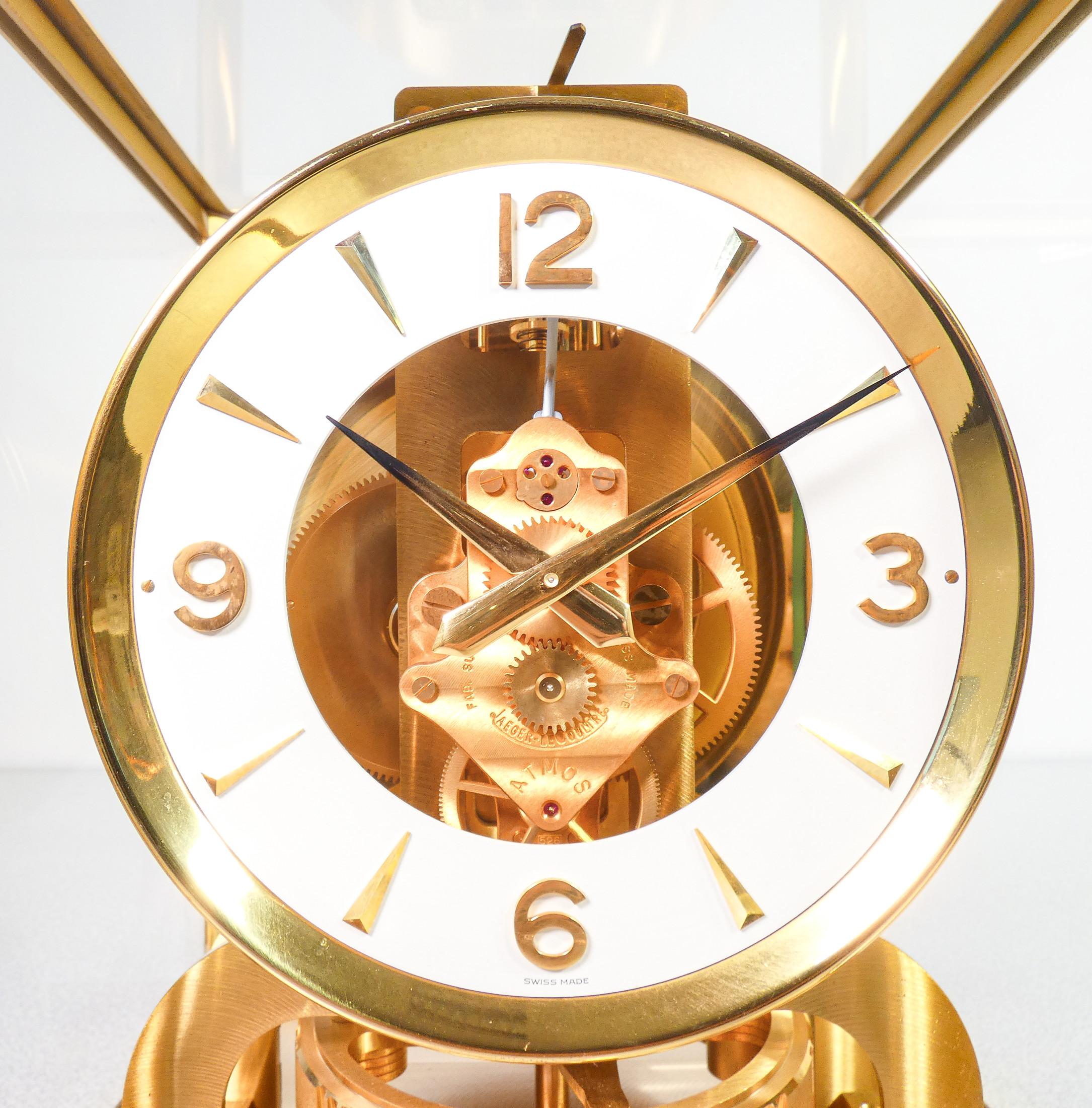 Jaeger-LeCoultre ATMOS table clock mod. 526. Switzerland, 1960s For ...