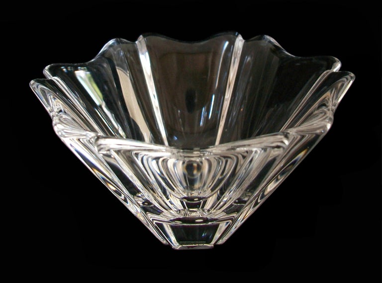 Orrefors, Lars Hellsten, Orion Crystal / Glass Bowl, Sweden, 20th ...