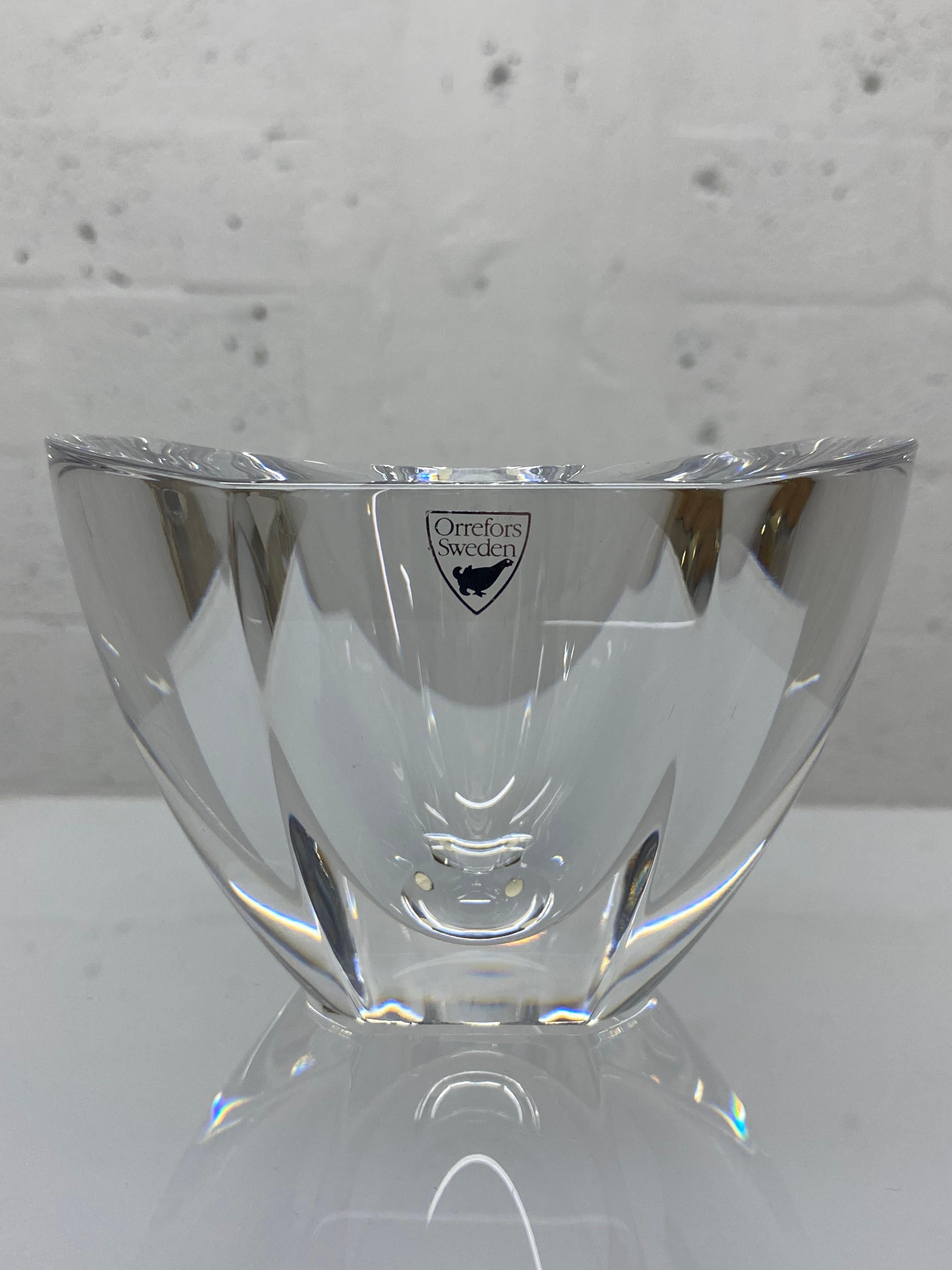 Orrefors of Sweden Crystal Glass Bowl For Sale at 1stDibs | orrefors ...