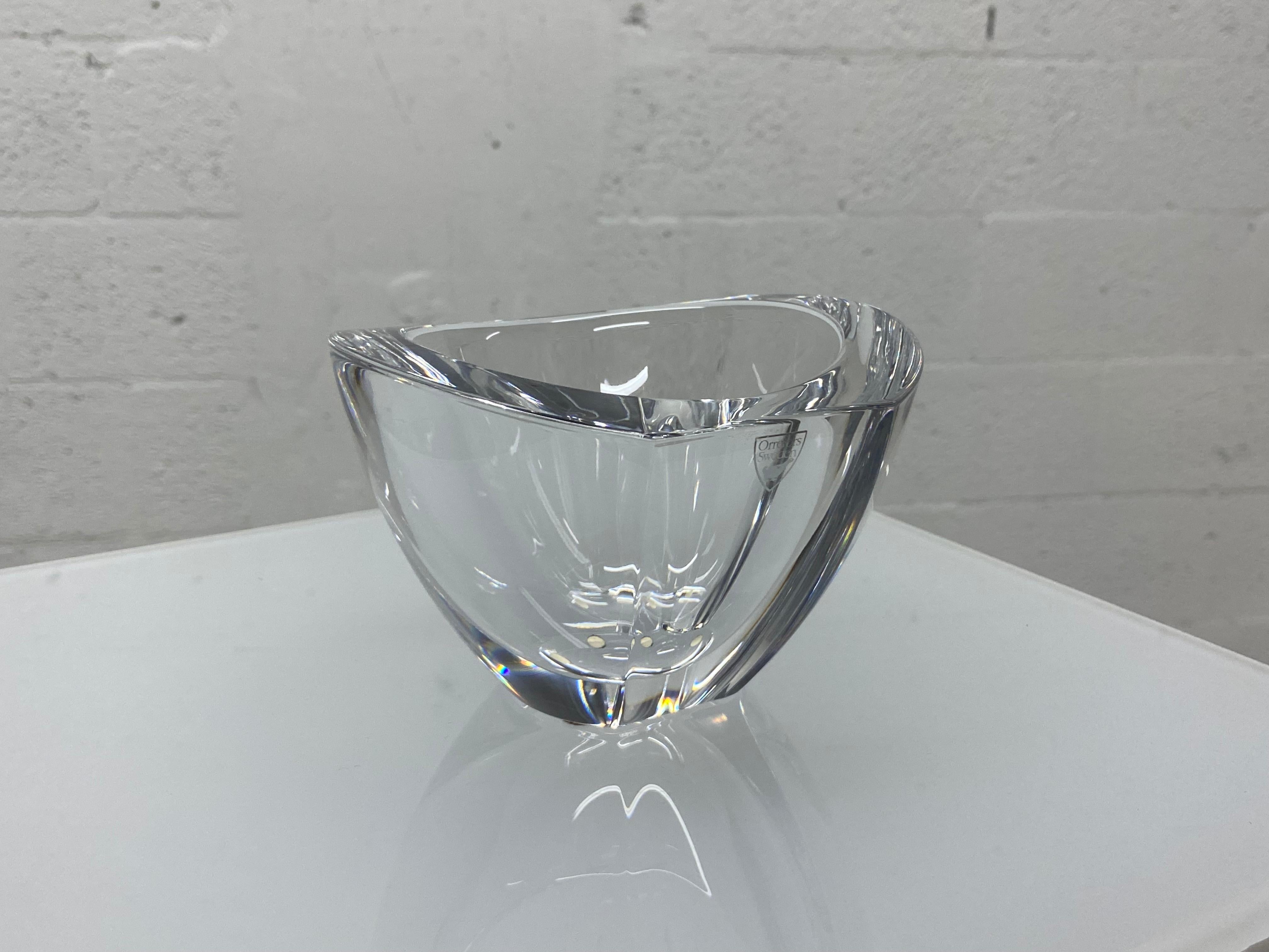 Orrefors of Sweden Crystal Glass Bowl For Sale at 1stDibs | orrefors ...