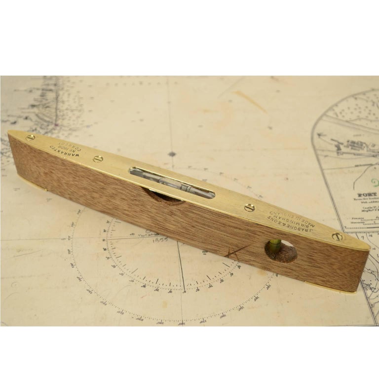 Orthogonal Water Level Made of Wood and Brass at 1stDibs | american ...