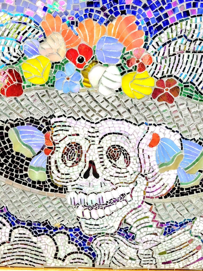 Oscar - Catrina Glass Mosaic For Sale at 1stDibs