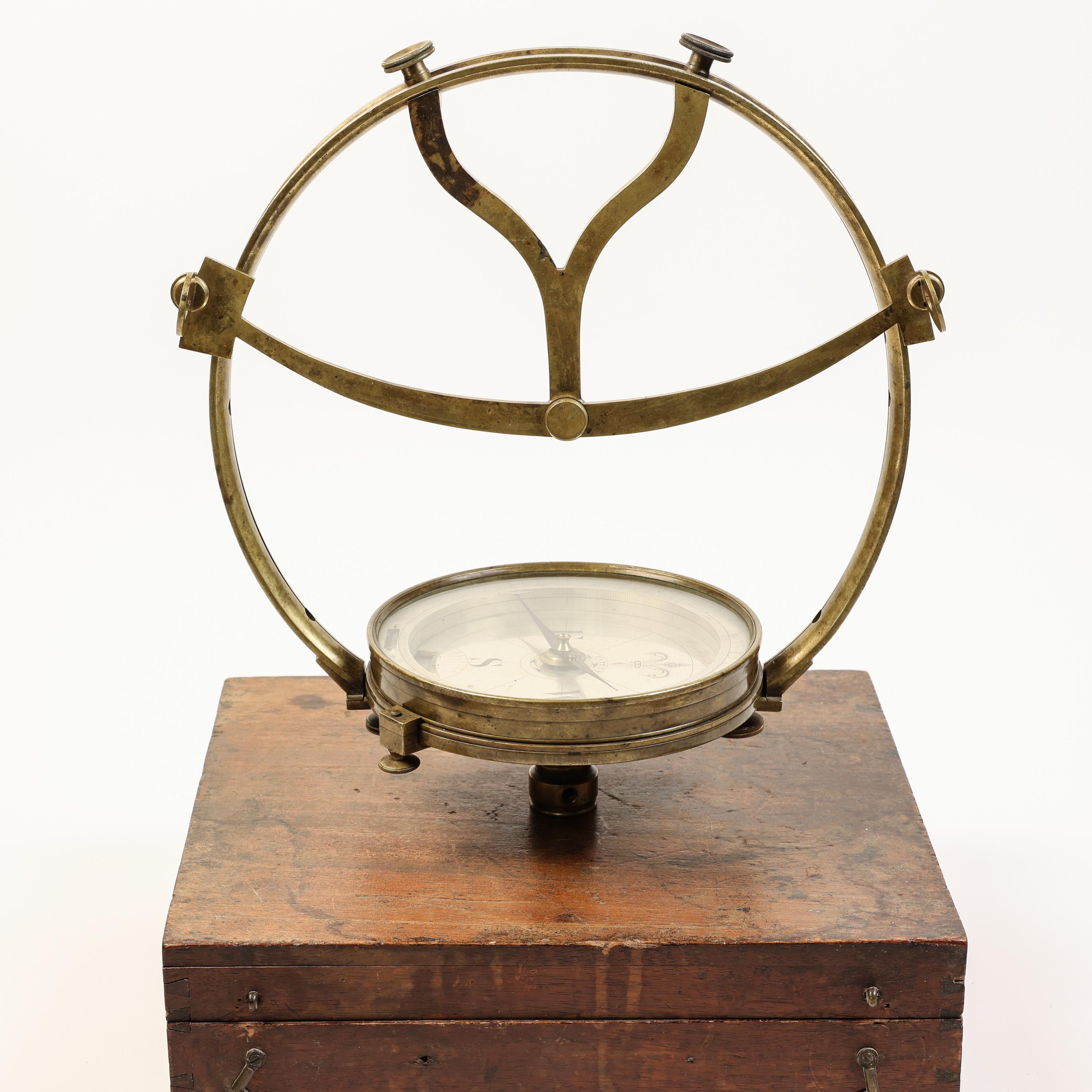 Oscar Hanks Bow Compass - Circa Early 1840s - Known Owner For Sale at ...