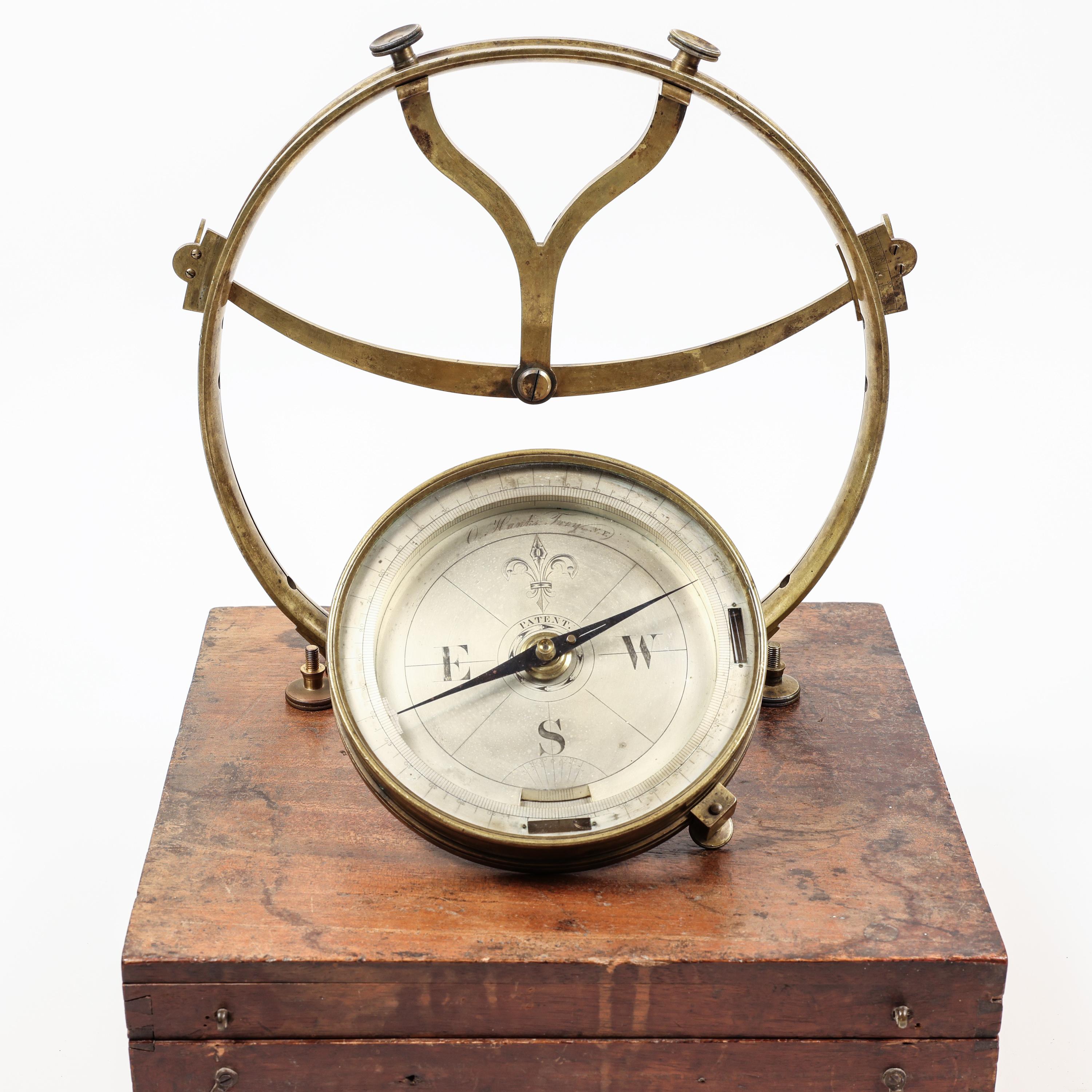 Oscar Hanks Bow Compass - Circa Early 1840s - Known Owner For Sale at ...