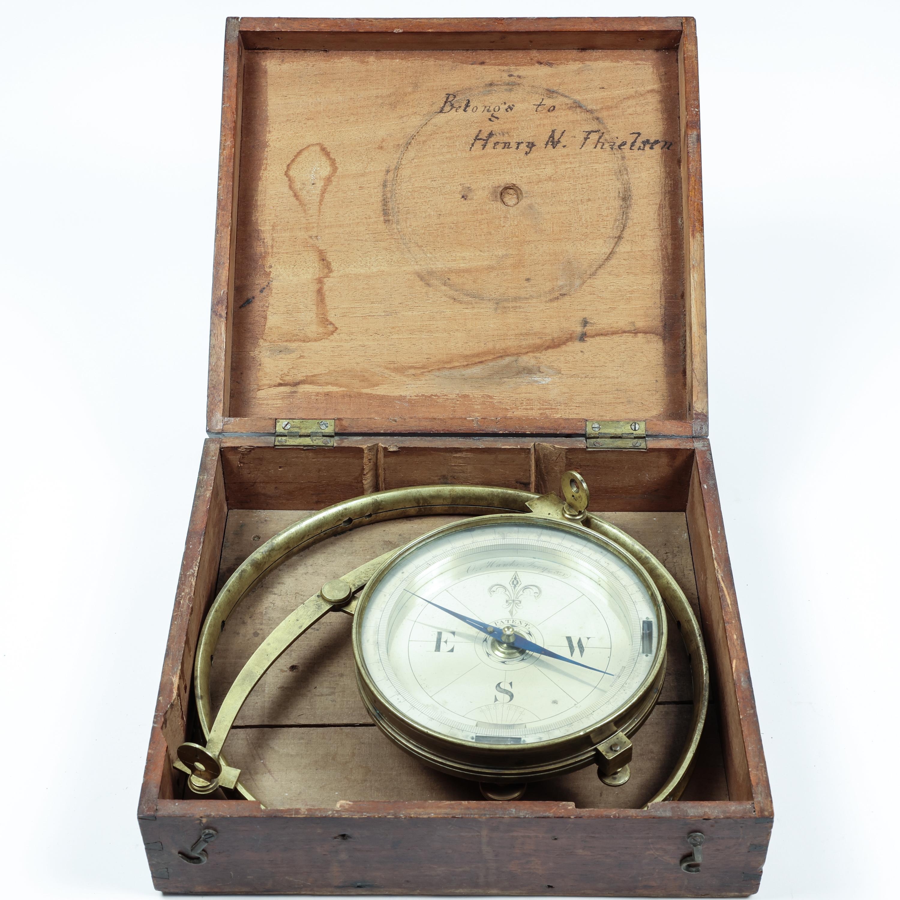 Oscar Hanks Bow Compass - Circa Early 1840s - Known Owner For Sale at ...