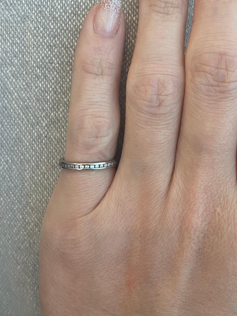 Oscar Heyman New York Classic Eternity Ring in Platinum with 41 Round ...