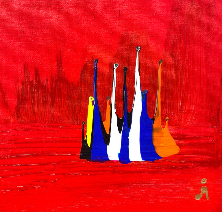 Oscar Molina - “Children of the World, Red World” For Sale at 1stDibs