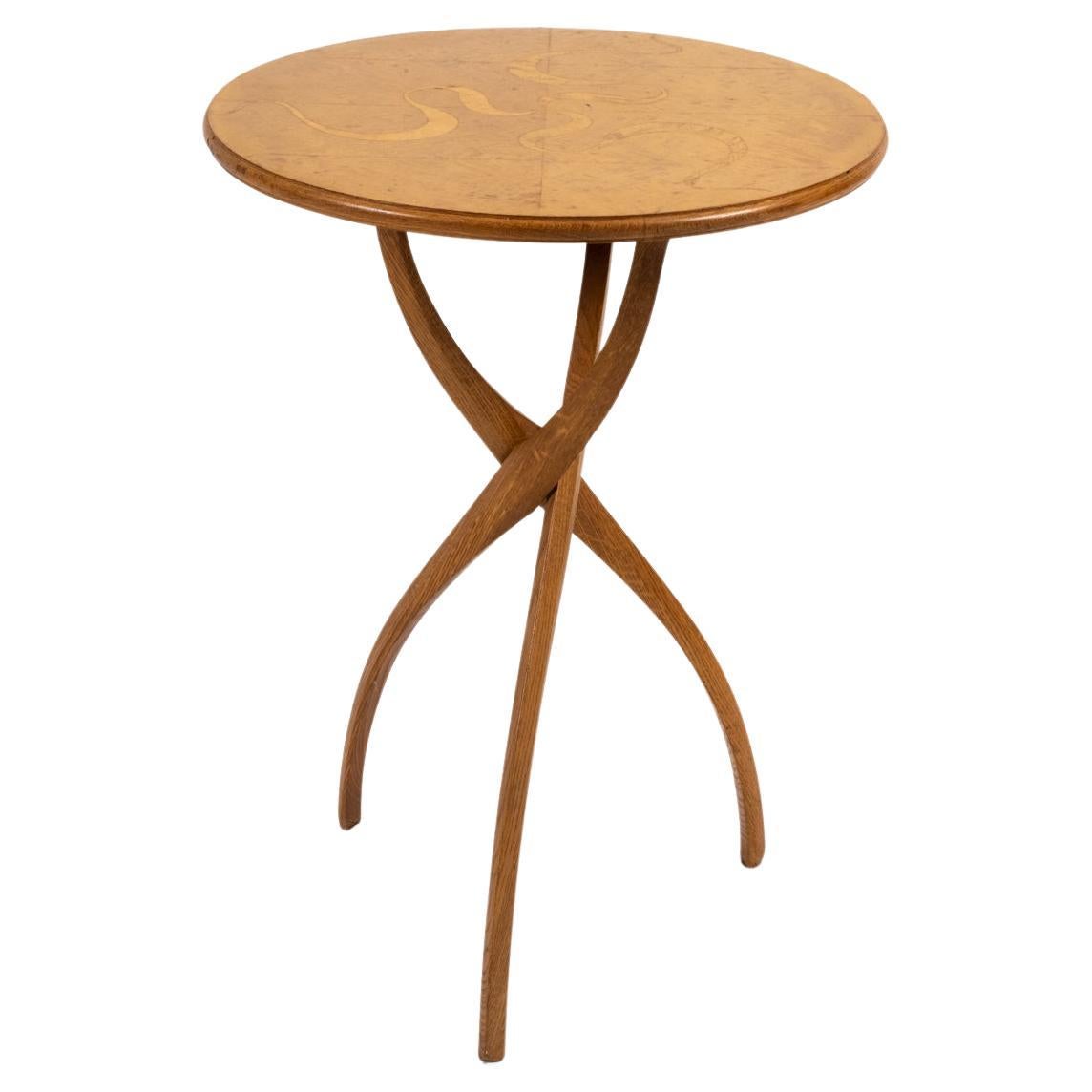 Pair of Jens Risom for Knoll Round Side Tables For Sale at 1stDibs