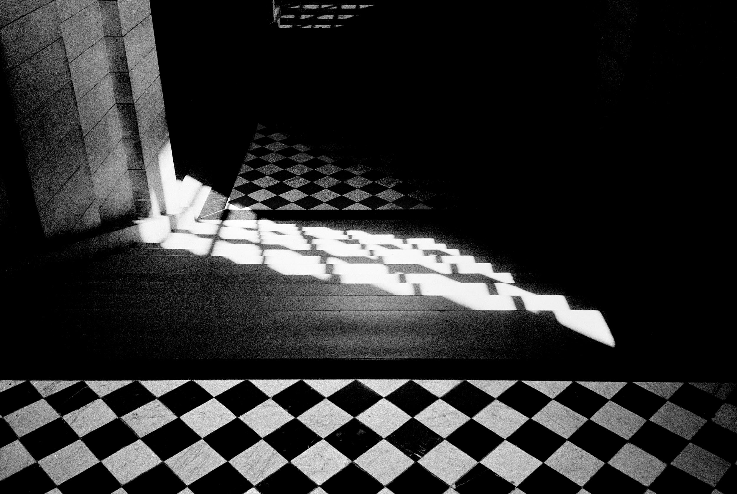 Osheen Harruthoonyan - Light on stairs, Louvre museum, Paris ...