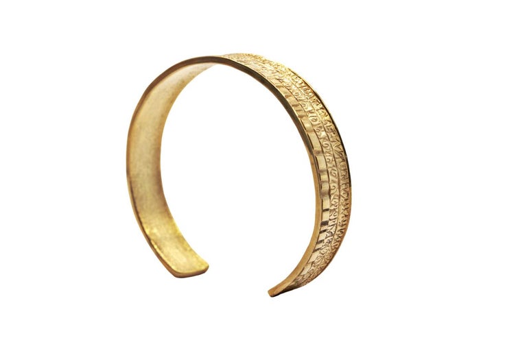 Osiris Cuff in 14k Yellow Gold: a Modern Tribute to Ancient Egypt For ...