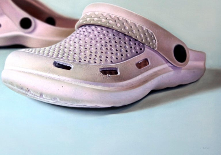 Osley Gil - Crocs, Cuban Artist, Realism, Oil Painting For Sale at 1stDibs