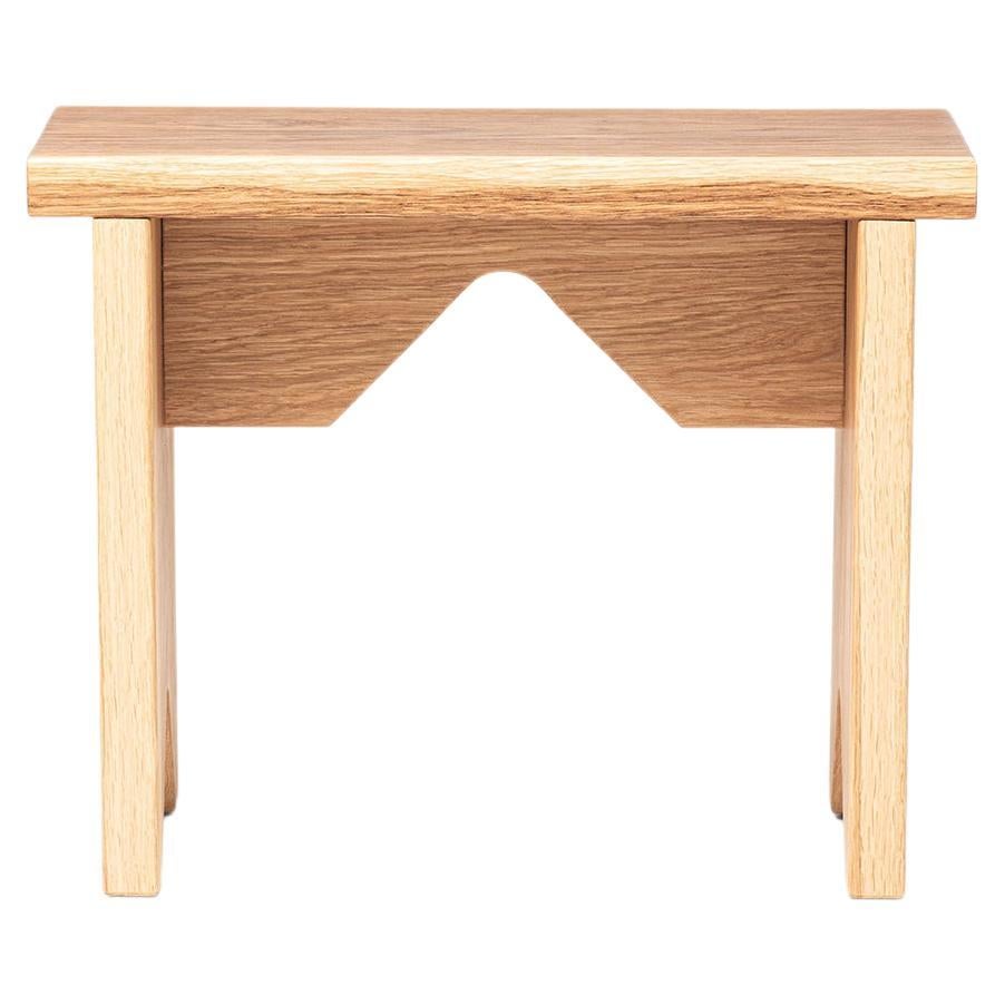 Low Brass Sculpted Stool, Misaya For Sale at 1stDibs