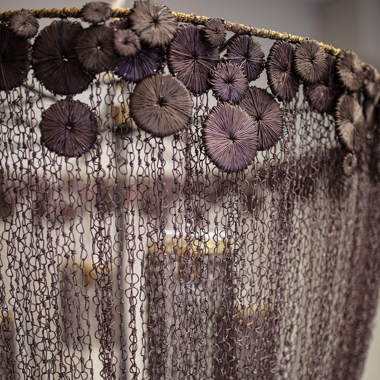 Osman Gold Leaf Chandelier For Sale at 1stDibs