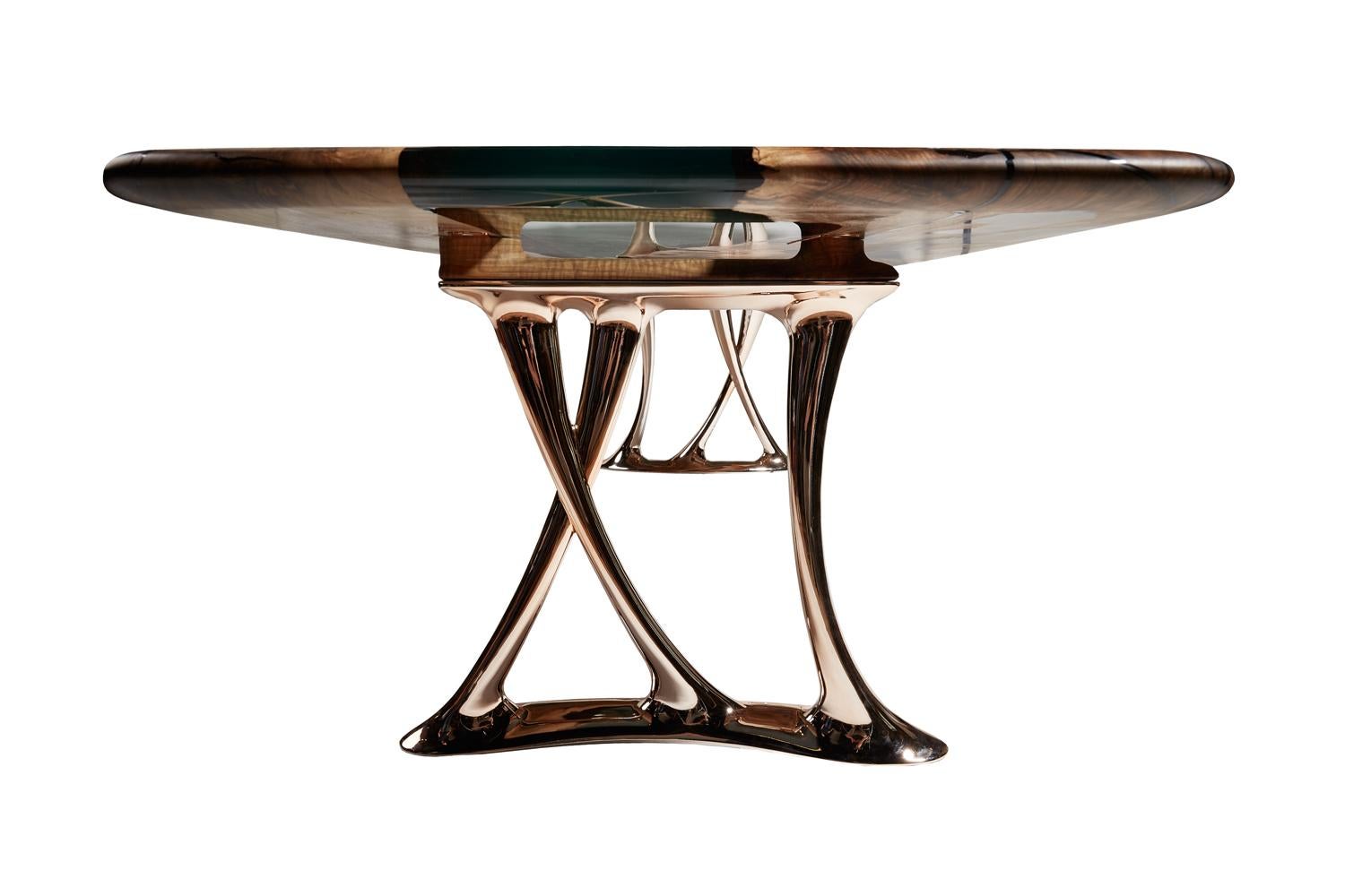 Osso 270 Limited Edition Epoxy Resin Dining Table For Sale at 1stDibs