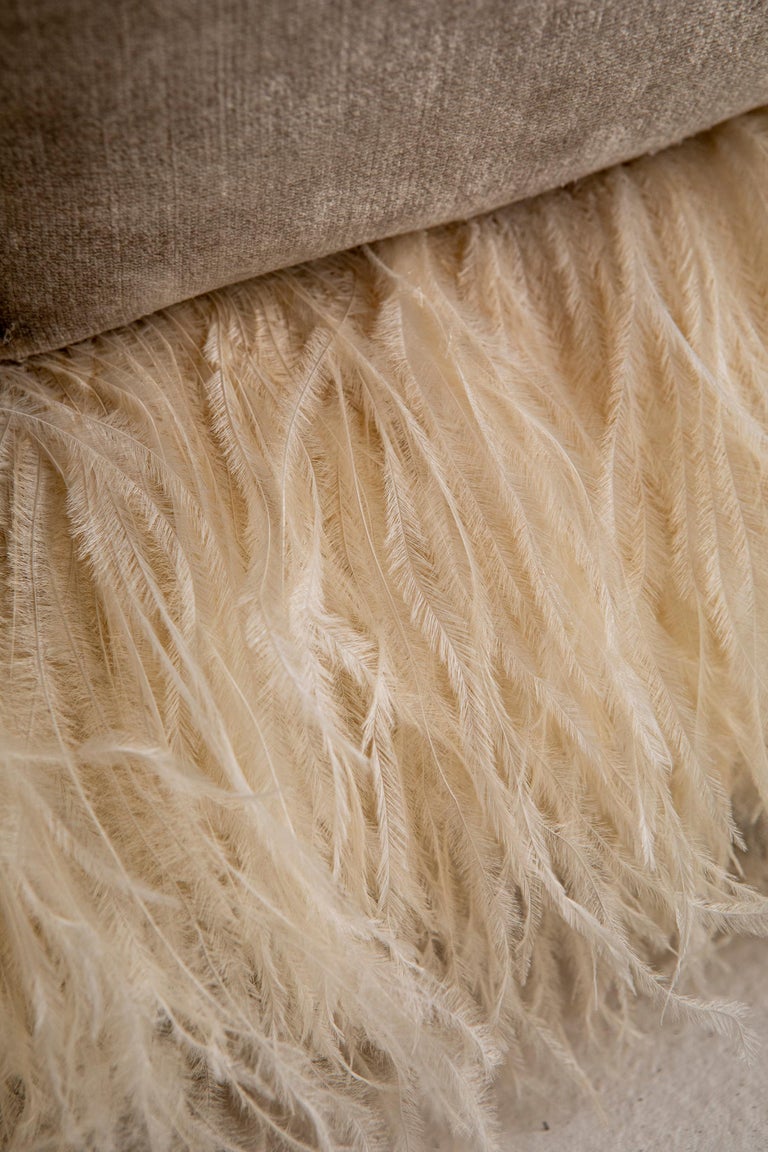 Ostrich Fluff Lounge Chair by Egg Designs For Sale at 1stDibs