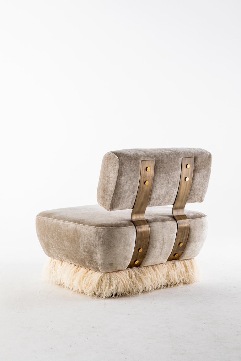Ostrich Fluff Lounge Chair by Egg Designs For Sale at 1stDibs
