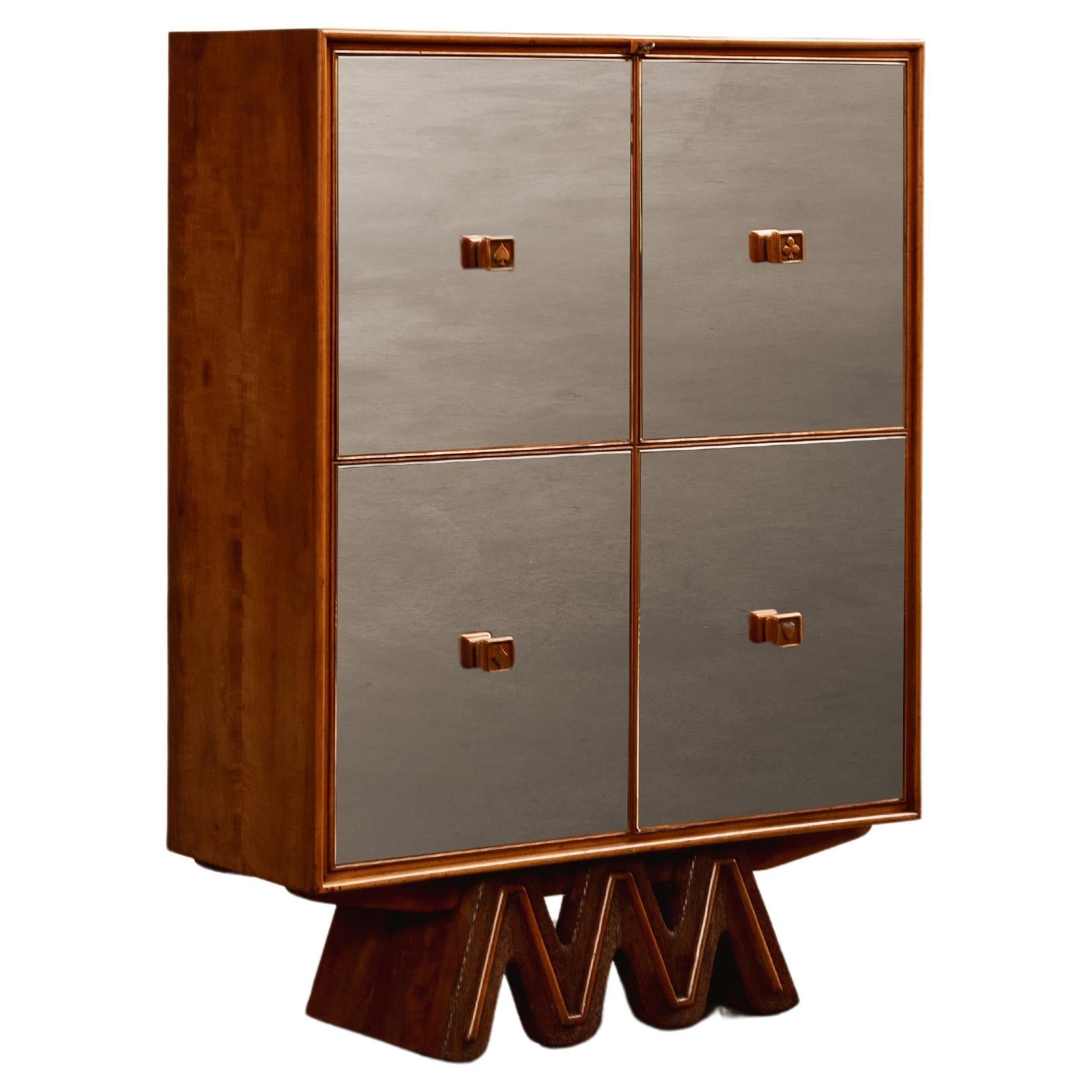 Osvaldo Borsani Bar Cabinet, Variant of Model “5142”, Arredamenti ...