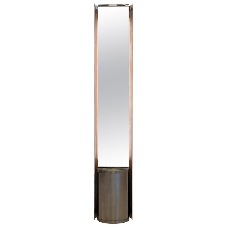 Osvaldo Borsani Illuminated Mirror For Sale at 1stDibs