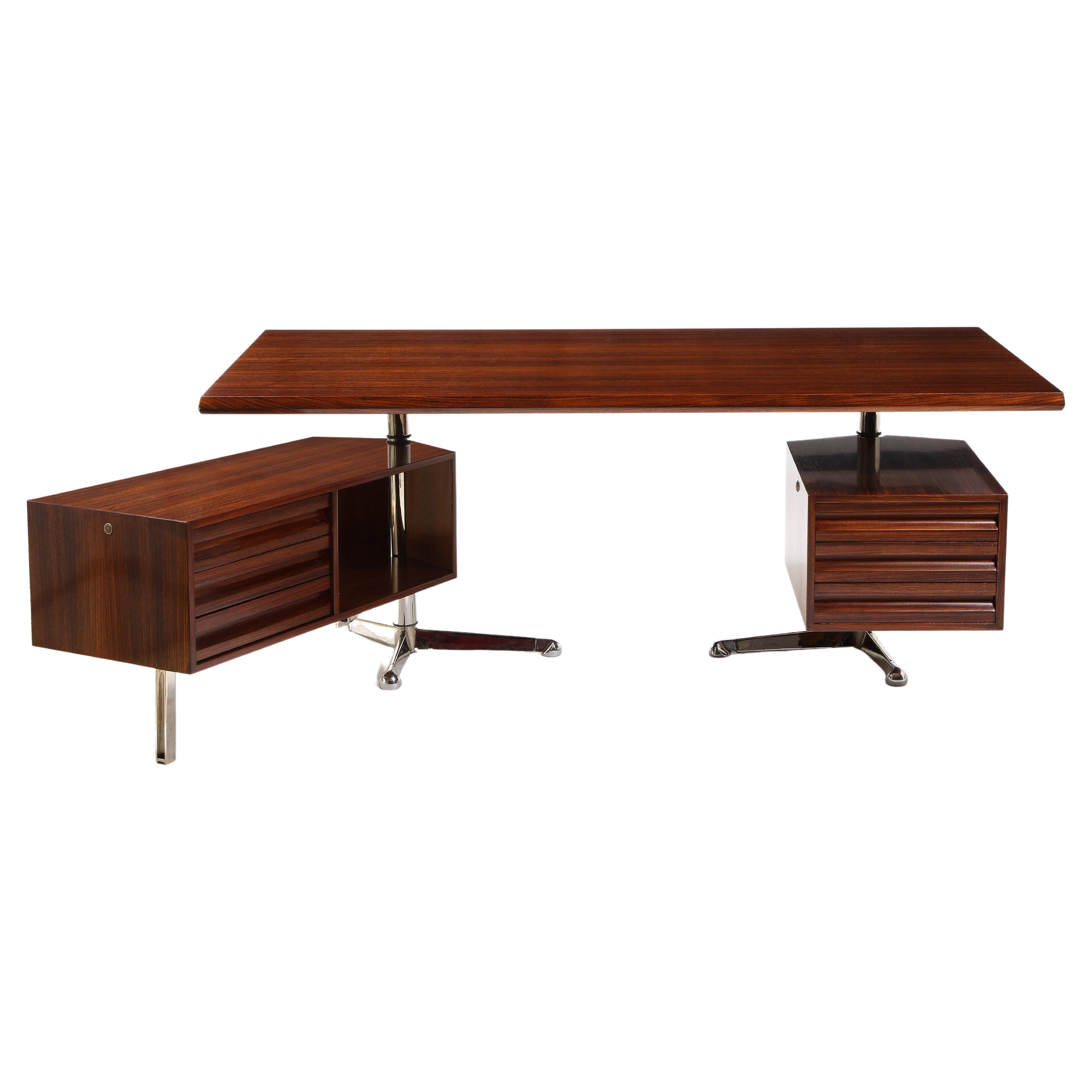 Executive Desk by Osvaldo Borsani for Tecno Milano, Italy, 1950s For ...